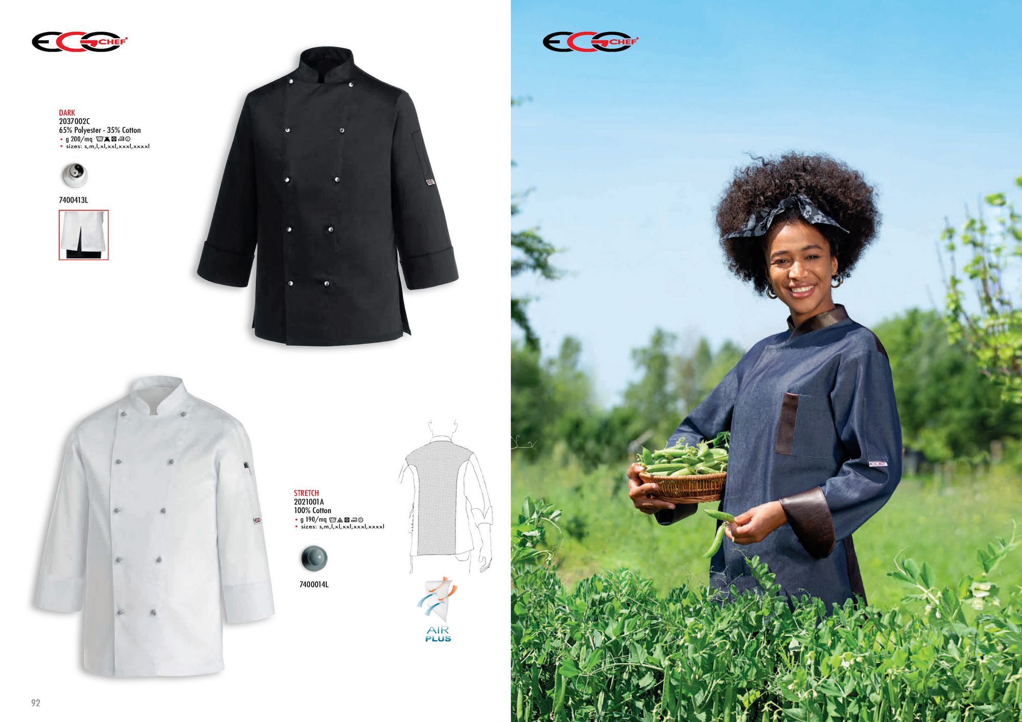 Stretch Chef's Jacket, Safetywear - SafetyOne